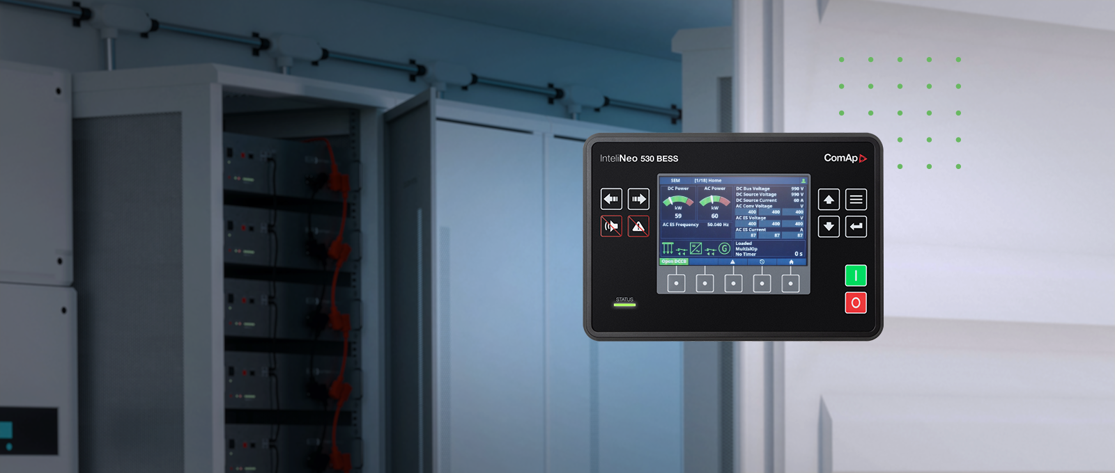 ComAp - Experience Secure and Reliable Control with InteliNeo 530 BESS. Now available to order.